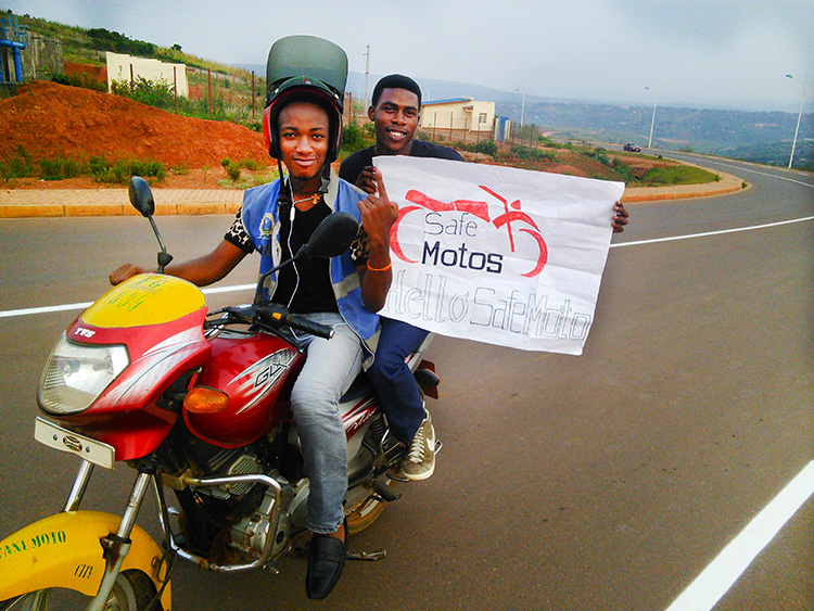 SafeMotos provides safer motorbike taxis in Rwanda - Shareable